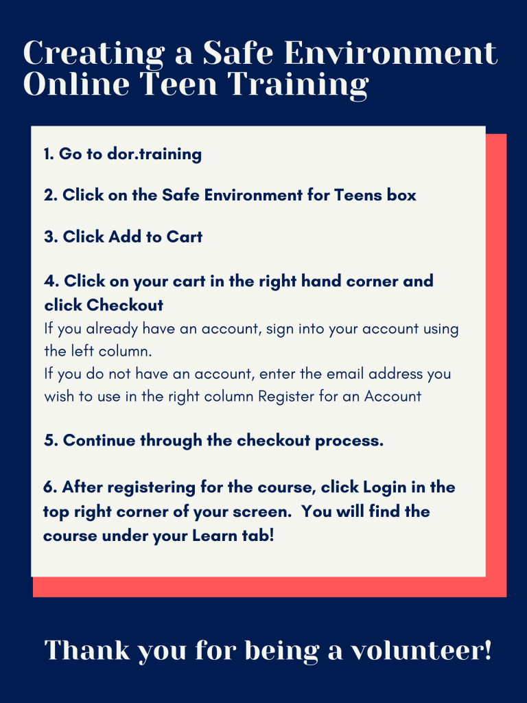 Creating a Safe Environment (CaSE) | Evangelization and Catechesis