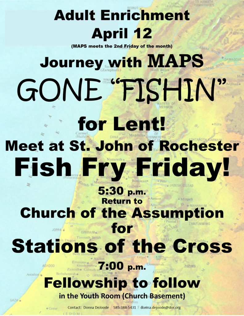 MAPS flyer LENT | Evangelization and Catechesis